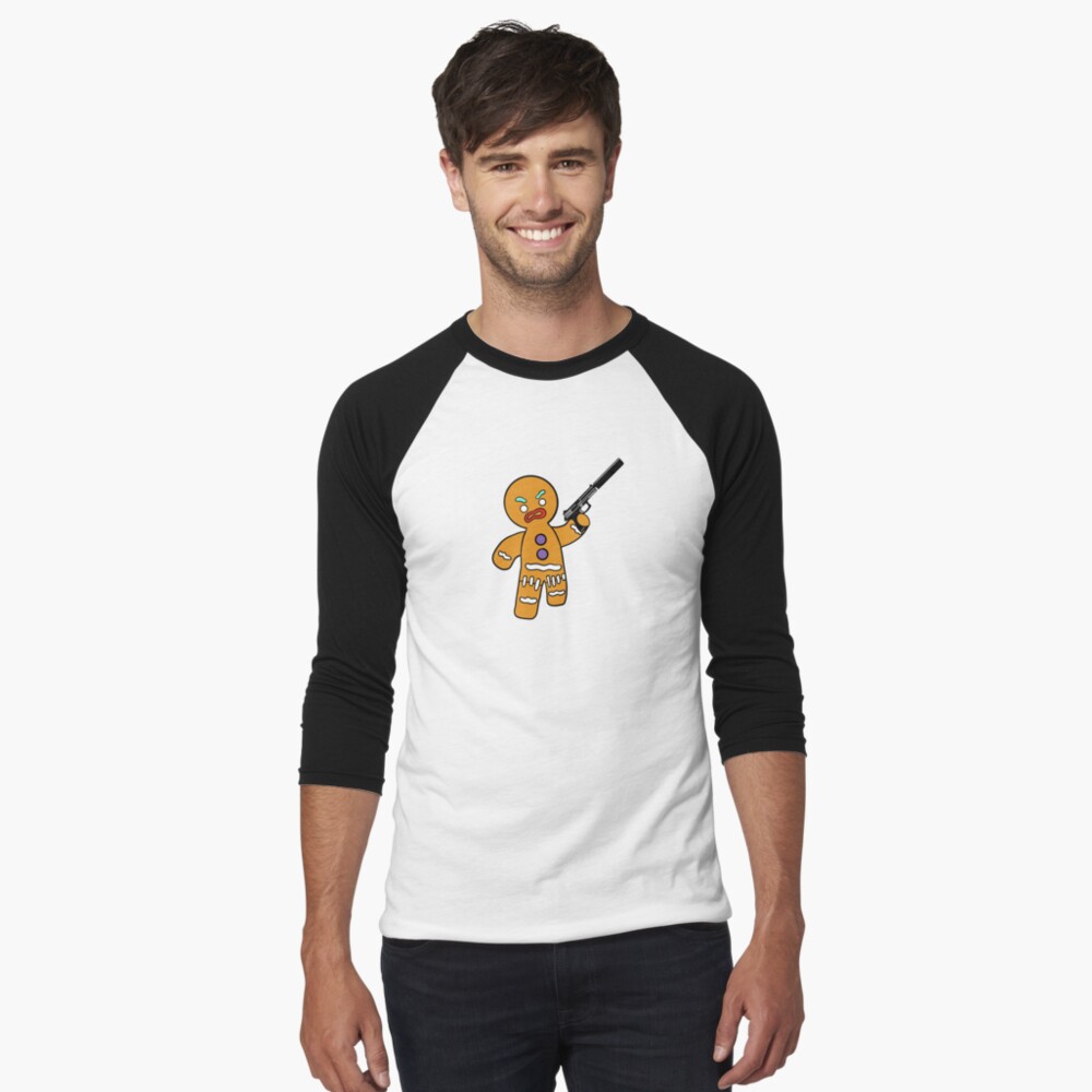 "Gingerbread Man Attack" Sticker for Sale by KonoClast | Redbubble