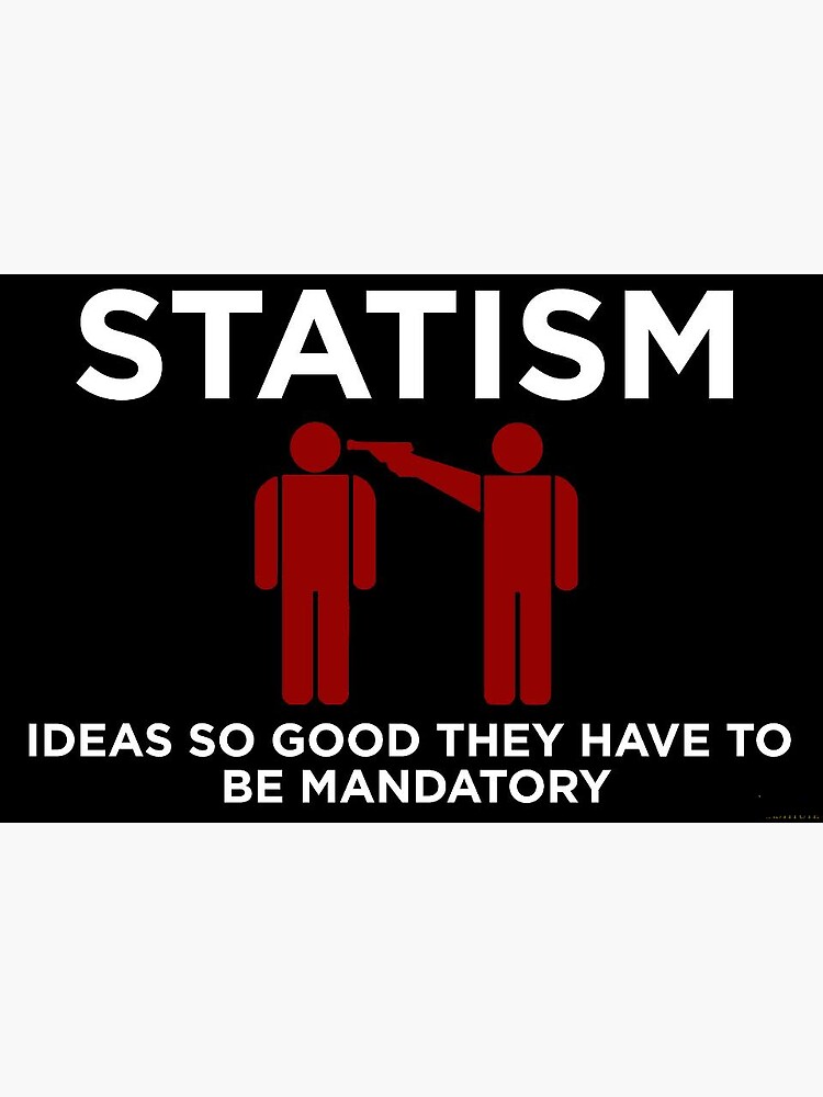 "Statism" Sticker by CountryYak | Redbubble