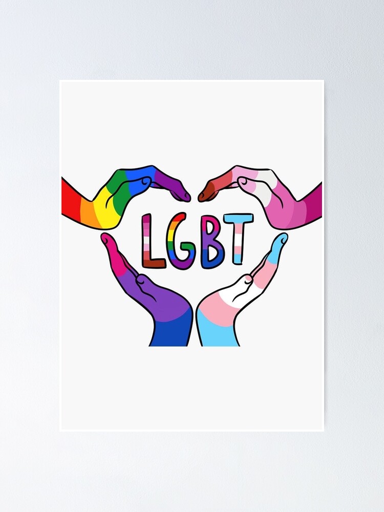 "LGBTQ" Poster by JustAnotherBee | Redbubble