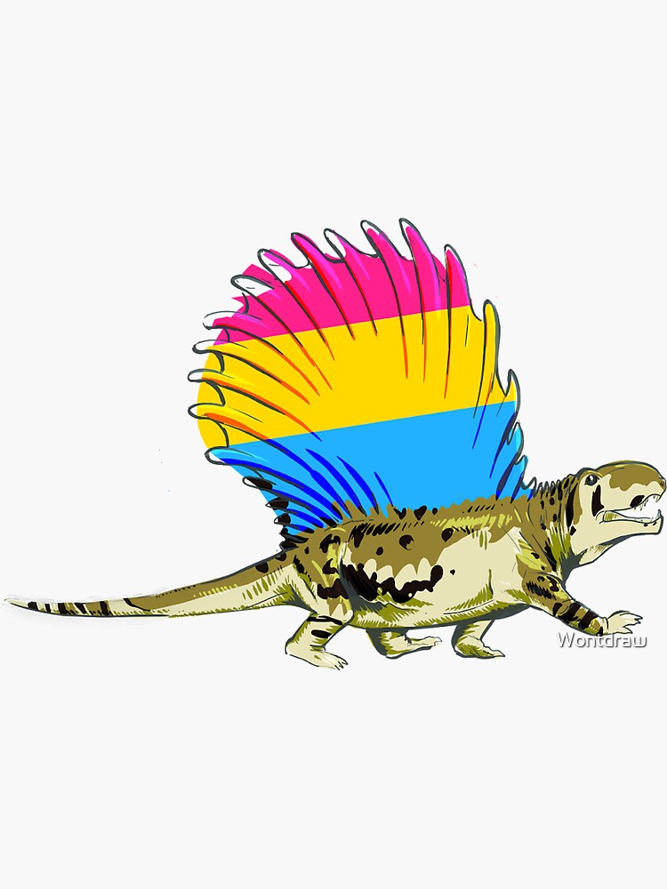 "Pan-metrodon" Sticker for Sale by Wontdraw | Redbubble