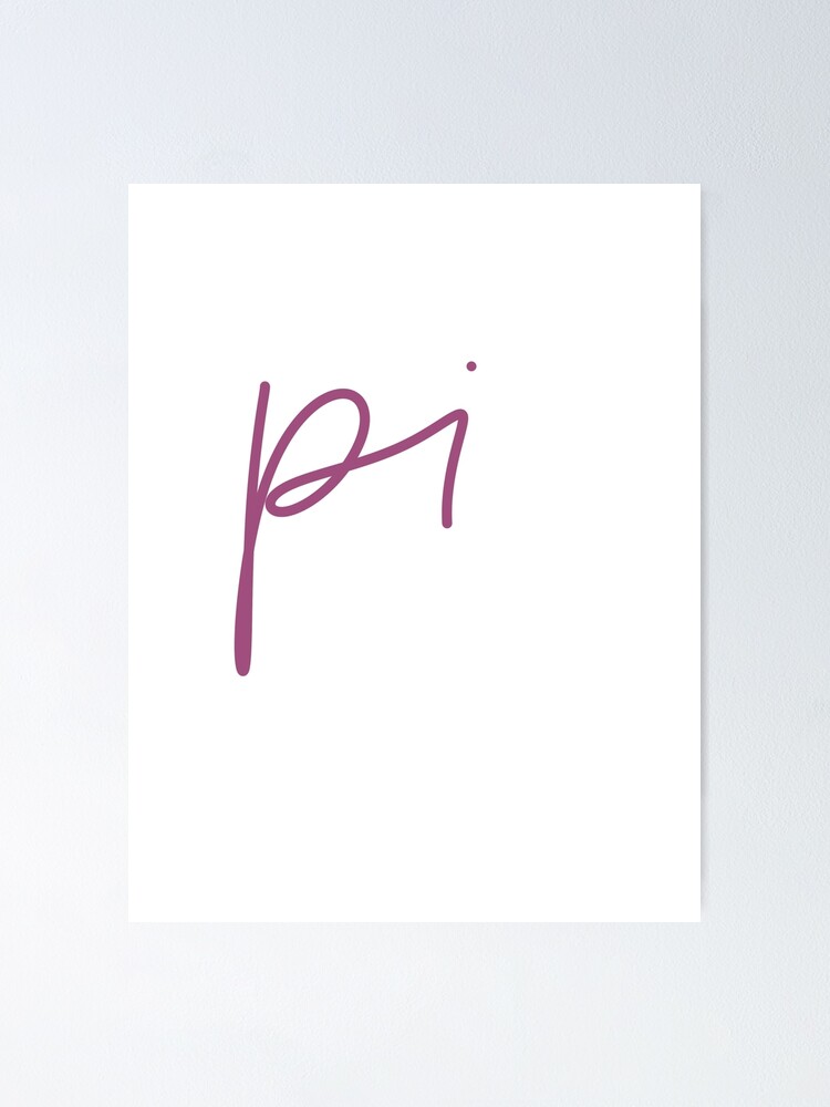 "pi sticker" Poster for Sale by brkocian | Redbubble