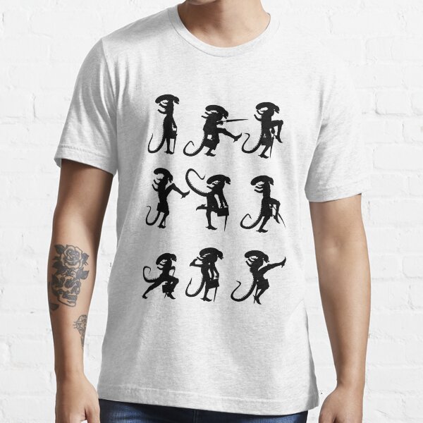 "Ministry of Alien Silly Walks (Black Version)" T-shirt for Sale by ...