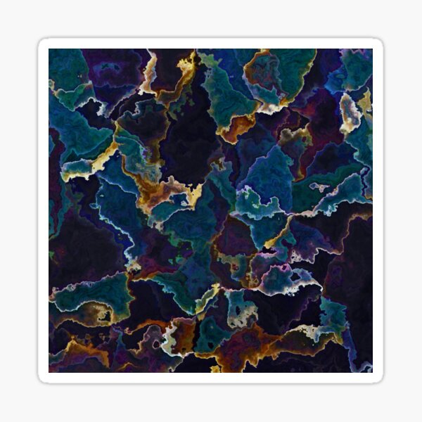 "Oil Slick" Sticker for Sale by MRNStudiosArt | Redbubble