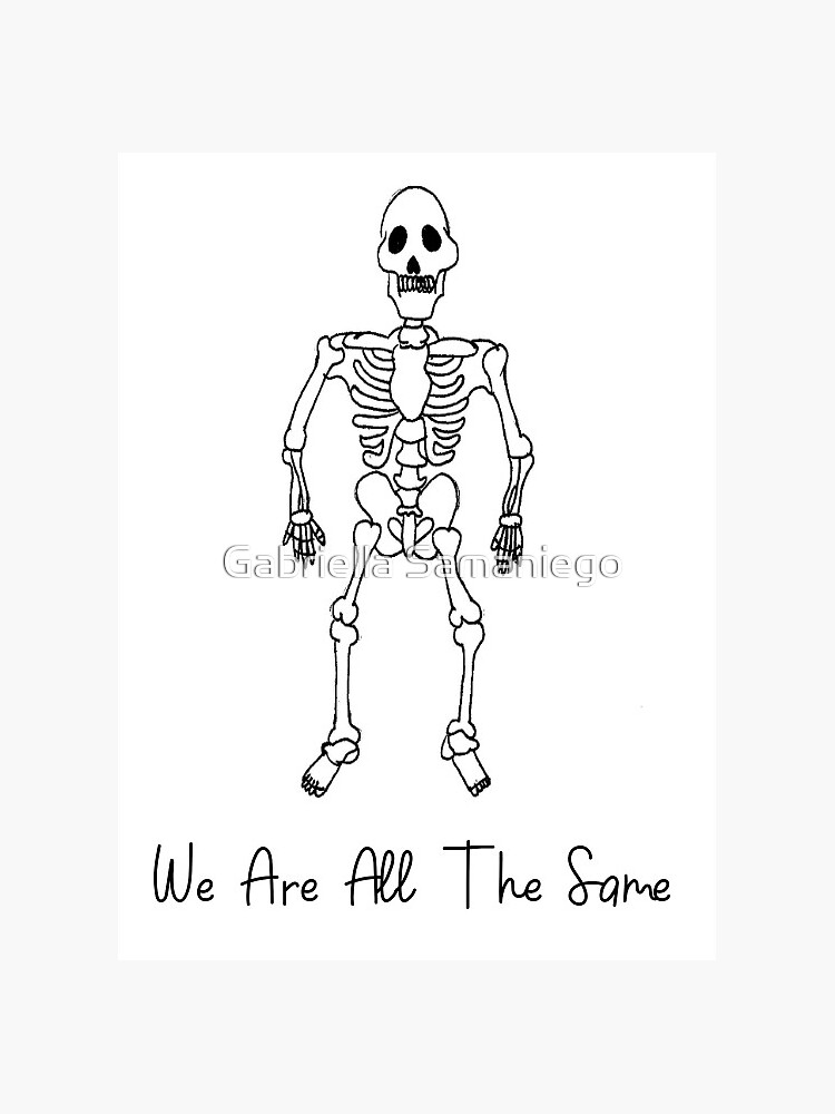 "We Are All The Same" Sticker by gabriellasam | Redbubble