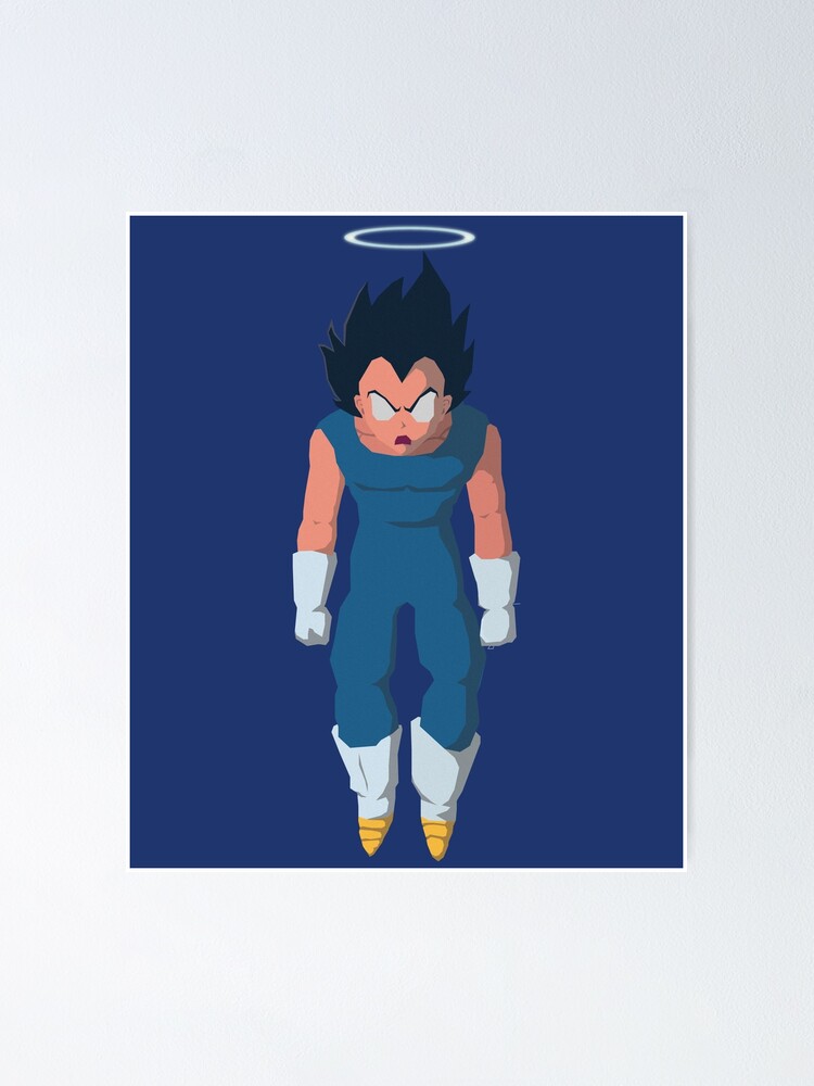 "Halo Vegeta is Shocked" Poster for Sale by Duyudon | Redbubble