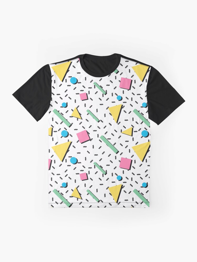 "colorful 90's geometry pattern" Graphic T-Shirt for Sale by ...