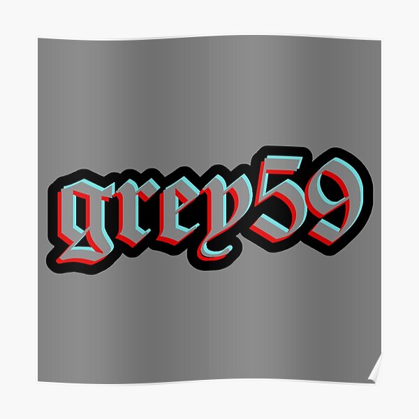 Grey Aesthetic Posters | Redbubble