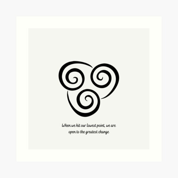 "Avatar the Last Airbender: Air Bending Symbol" Art Print for Sale by ...
