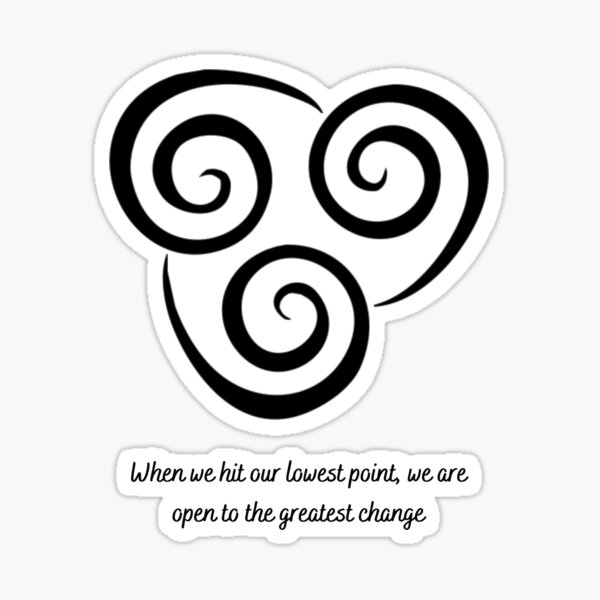 "Avatar the Last Airbender: Air Bending Symbol" Sticker by Modern-views ...