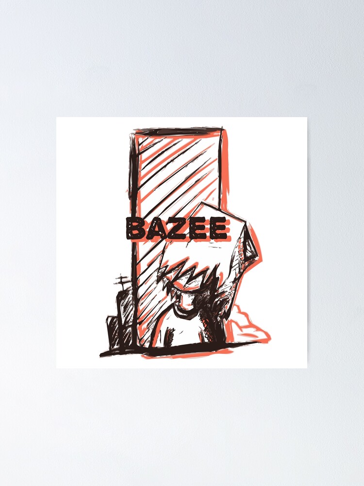 "Simple sketch of bazee" Poster by bazee | Redbubble