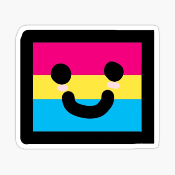 Pansexual Pride Flag Sticker Sticker By Prideartdesigns Redbubble