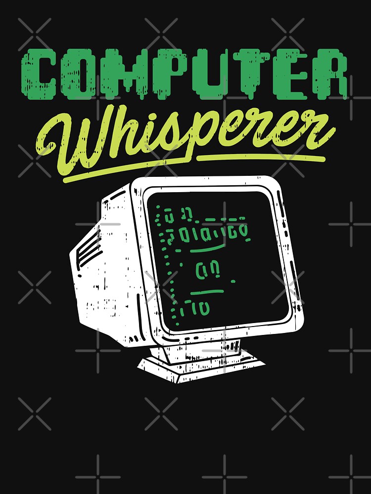 "COMPUTER GEEKS: Computer Whisperer gift computer geek tshirt" T-shirt ...