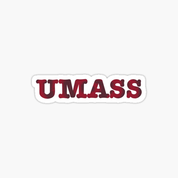 "umass tie dye" Sticker for Sale by sydhenrichs | Redbubble