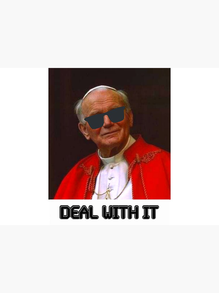 "JP II meme" Sticker for Sale by Sara-B | Redbubble