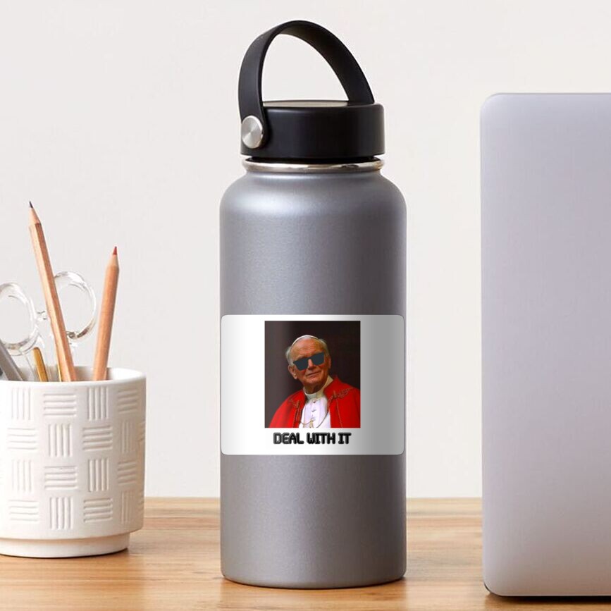 "JP II meme" Sticker for Sale by Sara-B | Redbubble