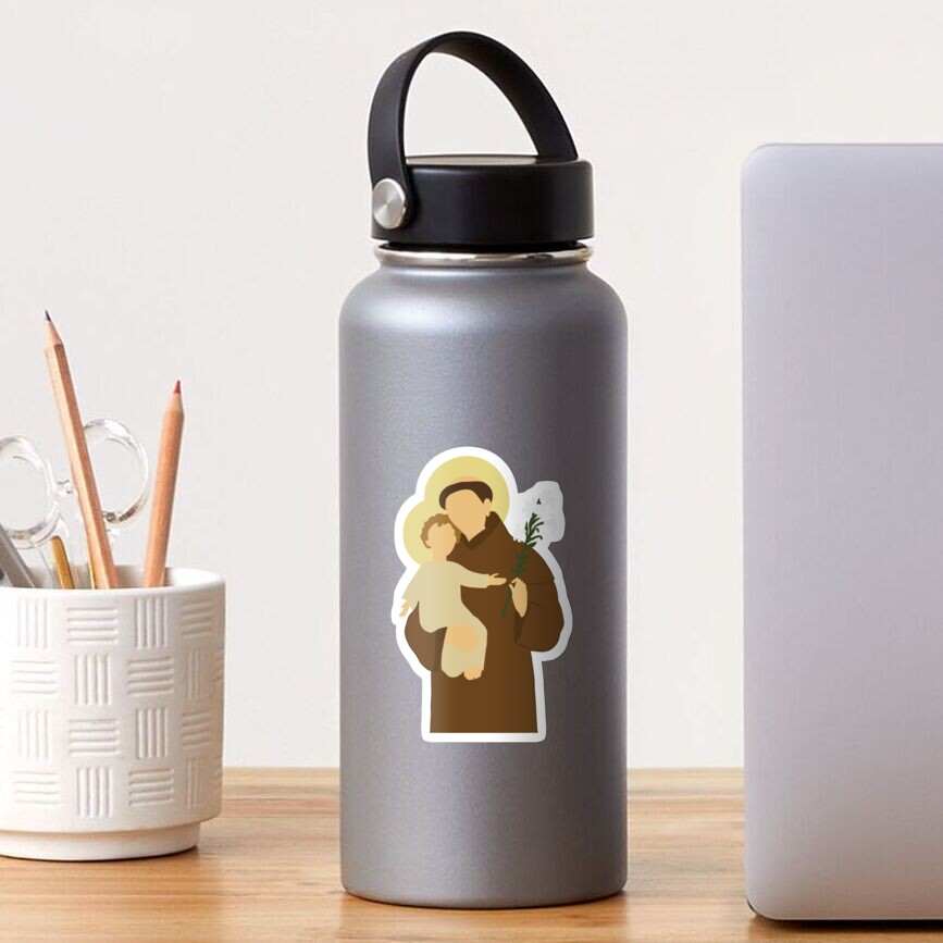 "St. Anthony of Padua" Sticker for Sale by JaciPierce | Redbubble