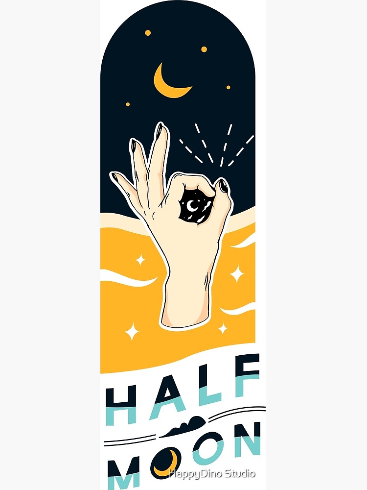Word Art Half Moon