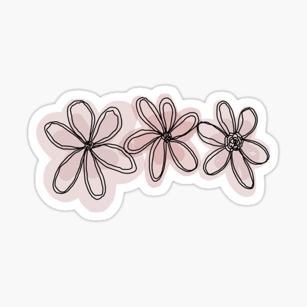 "Light pink flowers" Sticker for Sale by 13msm | Redbubble