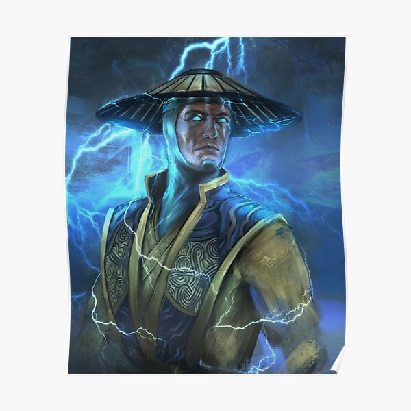 "Raiden " Poster by Ghostach | Redbubble