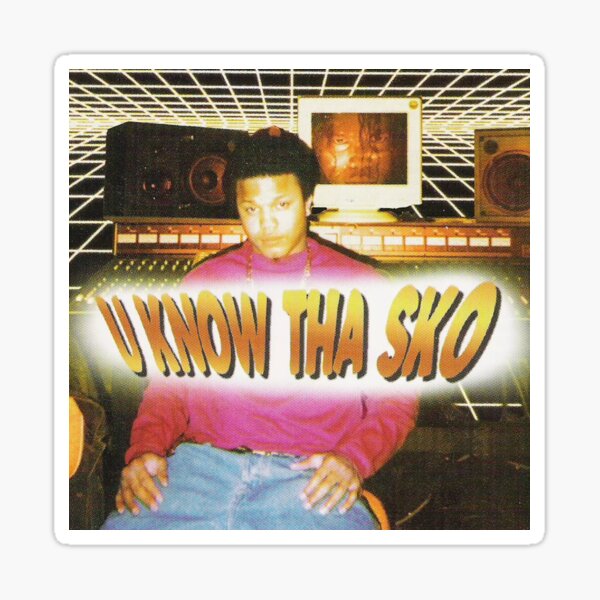 "U Know Tha Sko (1998) | Lil Sko" Sticker for Sale by muwumbe | Redbubble