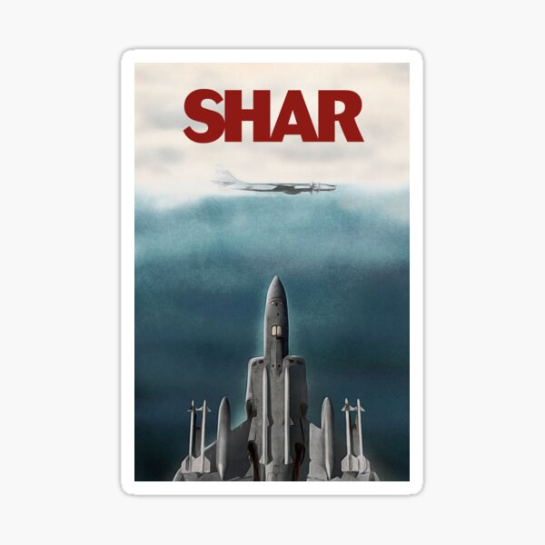 "Sea Harrier - A Pastiche" Sticker for Sale by Pilots-Notes | Redbubble