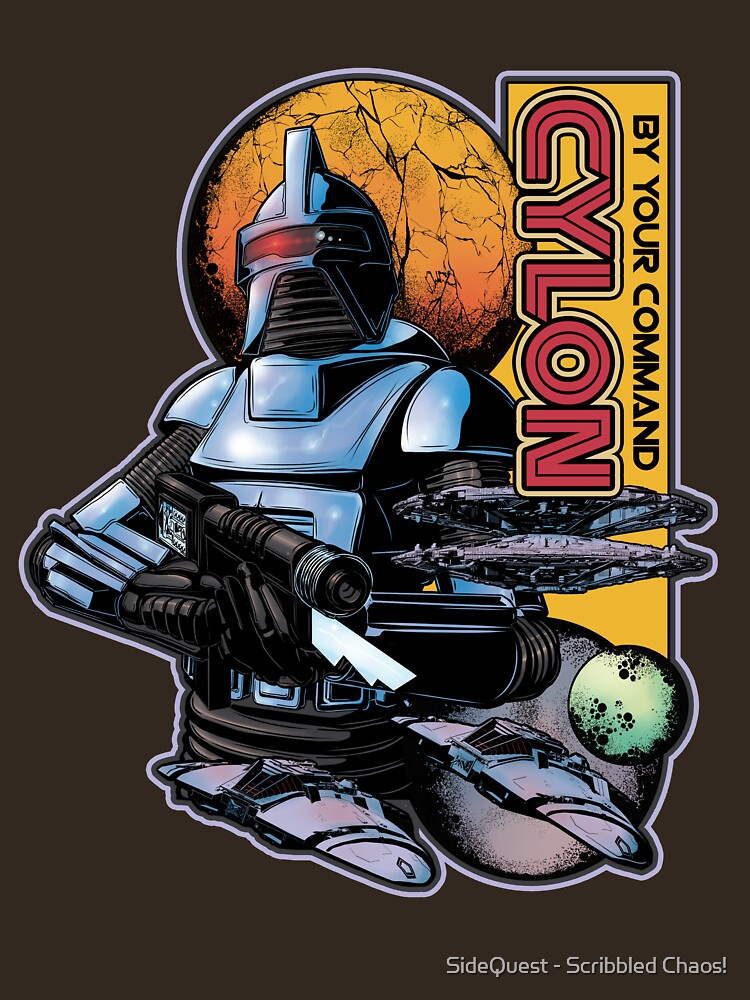 "Cylon Centurion" T-shirt for Sale by simonbreeze | Redbubble | viper ...