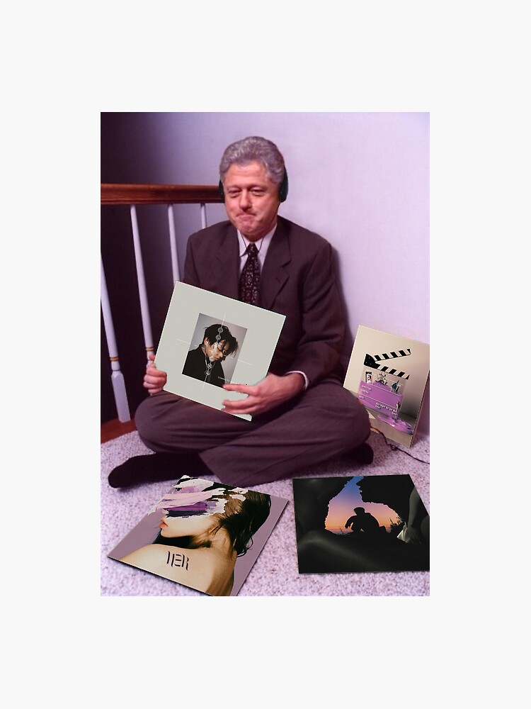 "DPR Live Album Covers Bill Clinton Swag " Sticker for Sale by ...