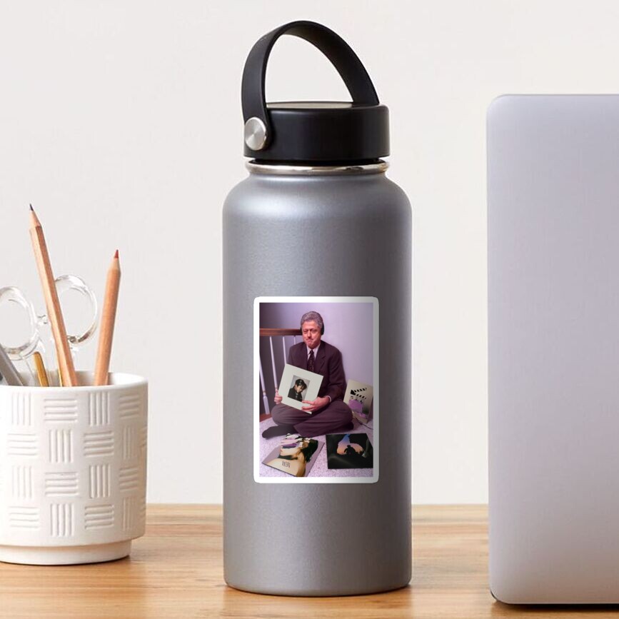 "DPR Live Album Covers Bill Clinton Swag " Sticker for Sale by ...