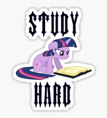 Study Hard: Stickers | Redbubble
