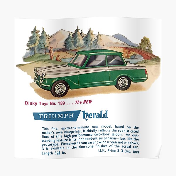Triumph Herald Posters | Redbubble