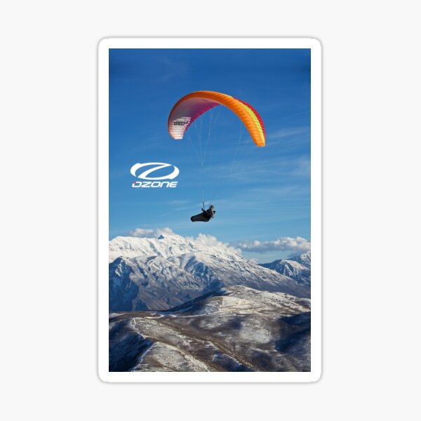 "Ozone Paraglider" Sticker by Lightning-63 | Redbubble