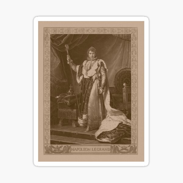 "Napoleon Bonaparte" Sticker by warishellstore | Redbubble