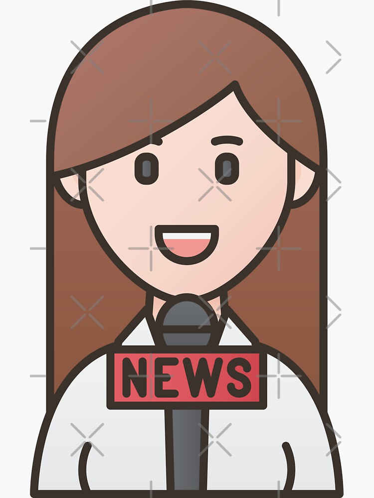 "Journalist" Sticker for Sale by thejournalist | Redbubble