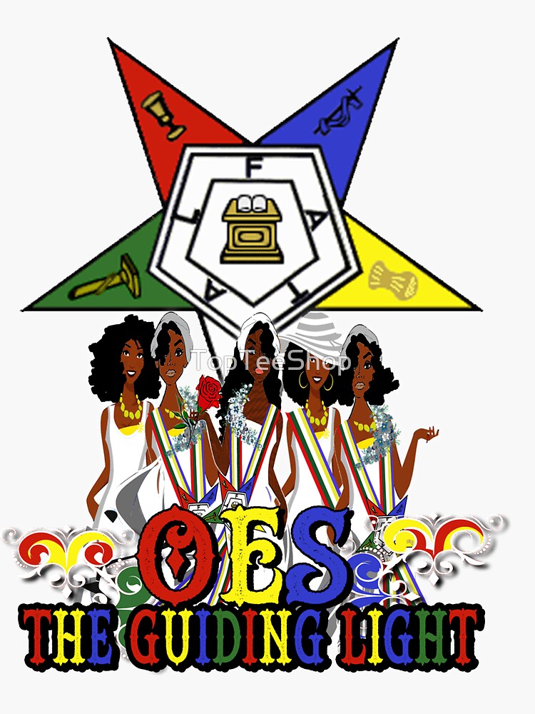 " OES Order Of The Eastern Star Logo Sistars The Guiding Light ...