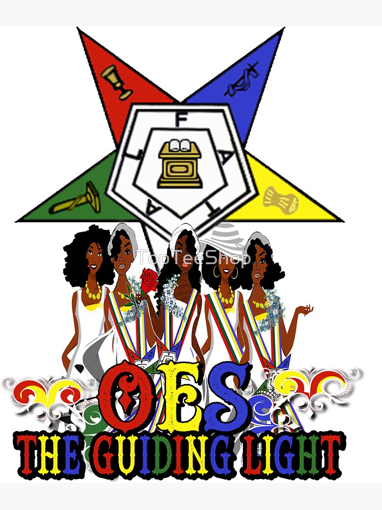 " OES Order Of The Eastern Star Logo Sistars The Guiding Light ...