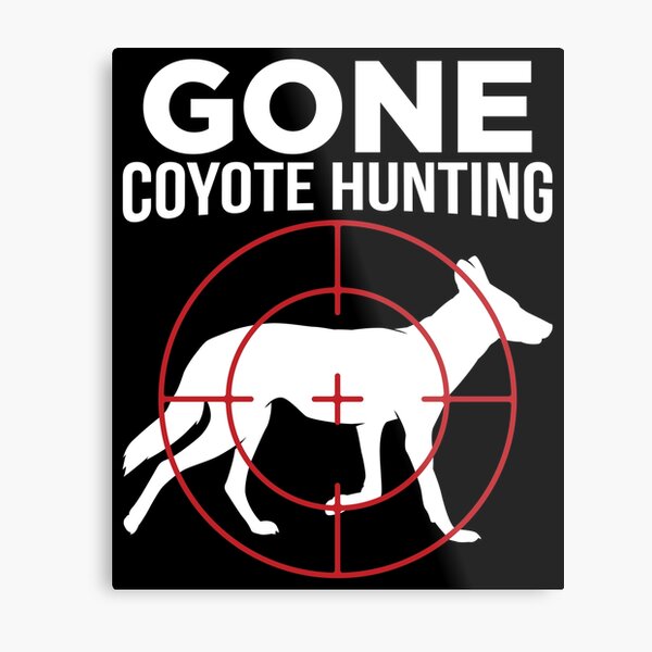 Coyote Hunting Wall Art | Redbubble
