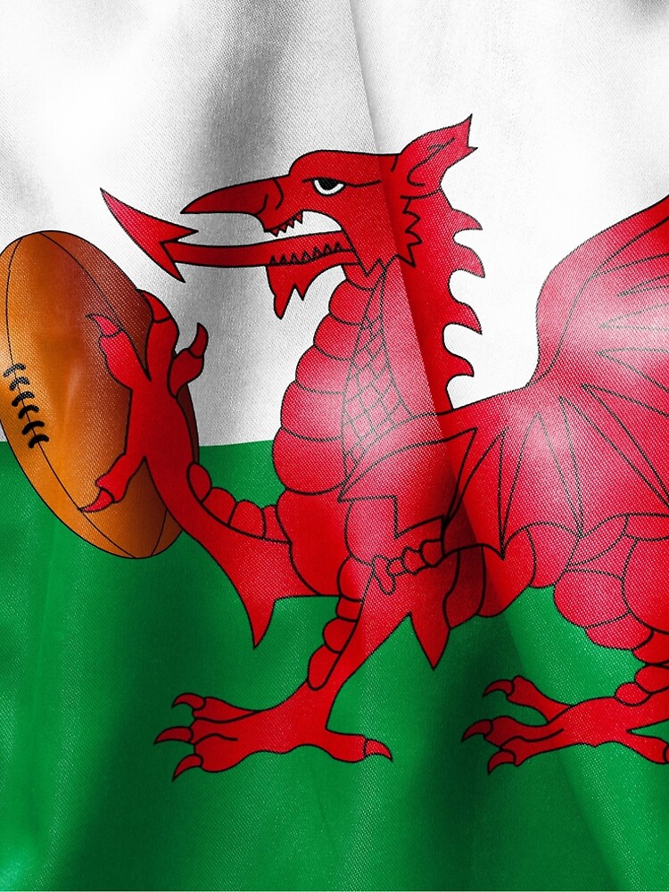 "Welsh Dragon Rugby Ball Flag" A-Line Dress for Sale by MarkUK97 ...