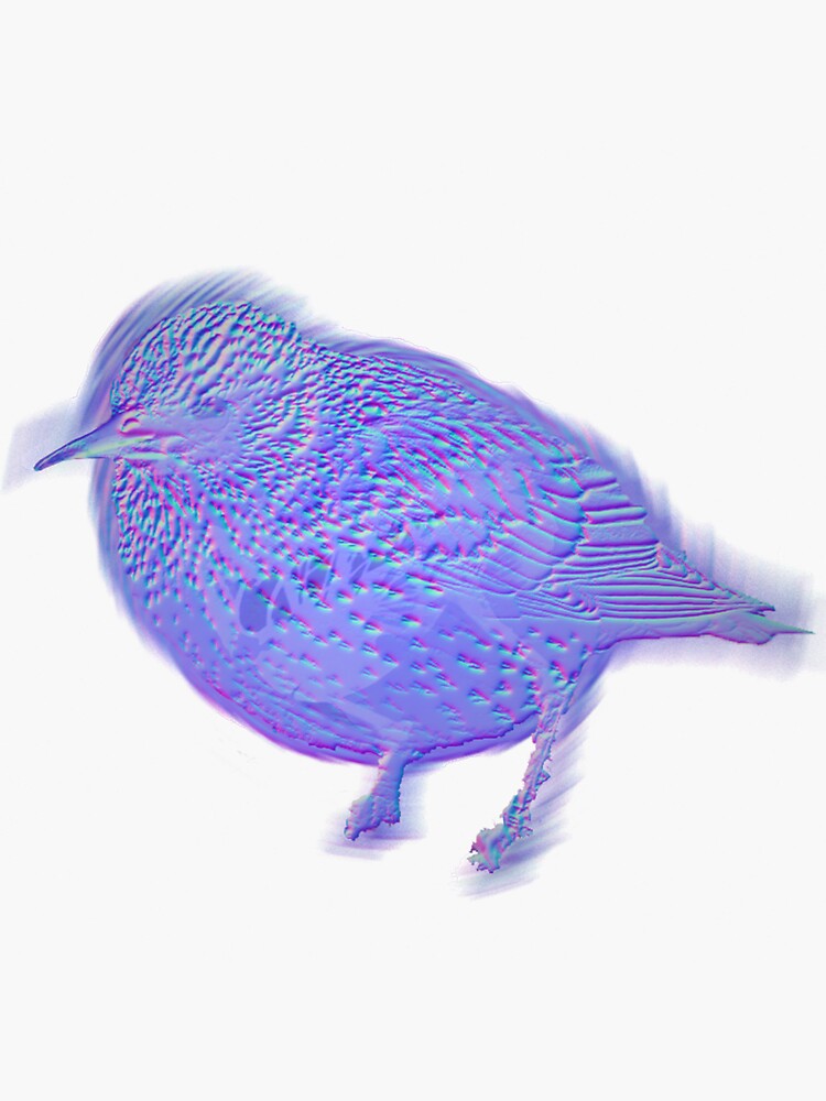 "Normal Bird" Sticker by Haffnium24601 | Redbubble