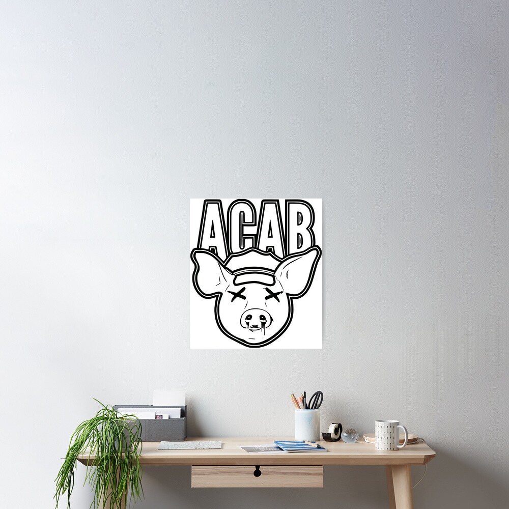"Acab pig" Poster for Sale by Rawpixel | Redbubble