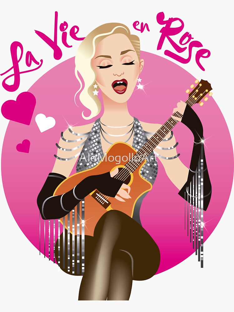 "Pink lady" Sticker for Sale by AleMogolloArt | Redbubble