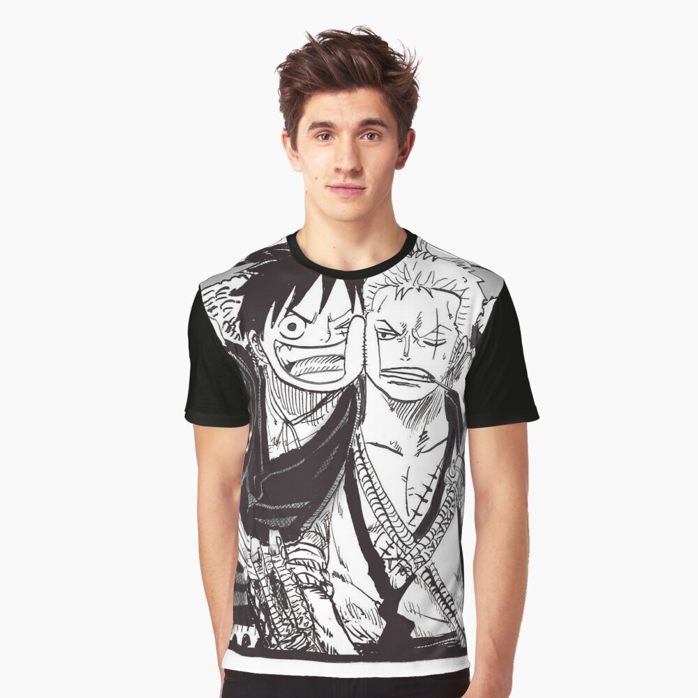 "duo baddass luffytaro zorojuro" Sticker for Sale by SAMSEMI | Redbubble