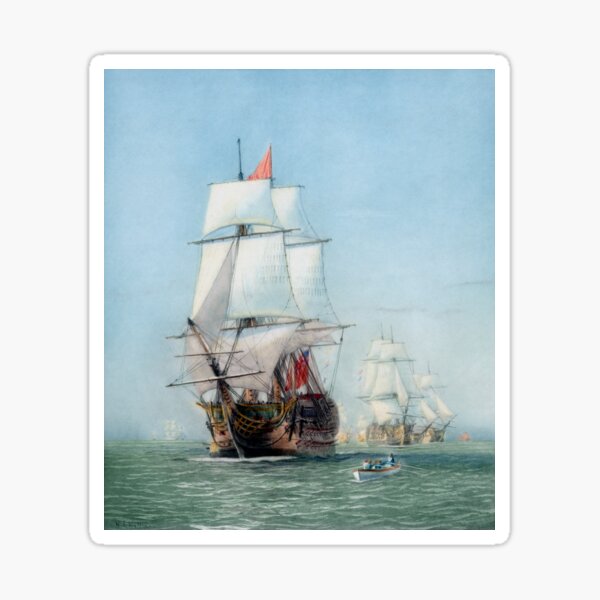 "First Journey Of The HMS Victory" Sticker for Sale by warishellstore ...
