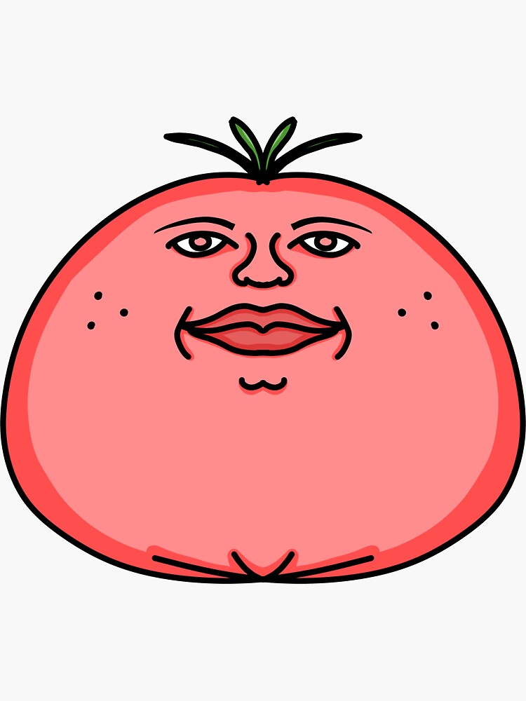 "Tomato Tim" Sticker by violetjelly | Redbubble