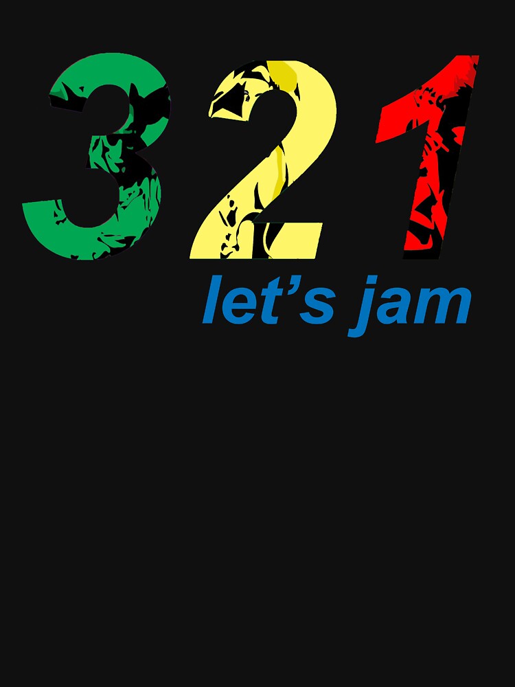 "321...let's jam" T-shirt for Sale by omgkatkat | Redbubble | tank t ...