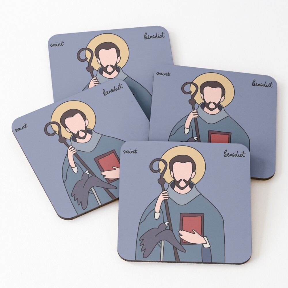 "Saint Benedict" Sticker for Sale by Katemumey | Redbubble
