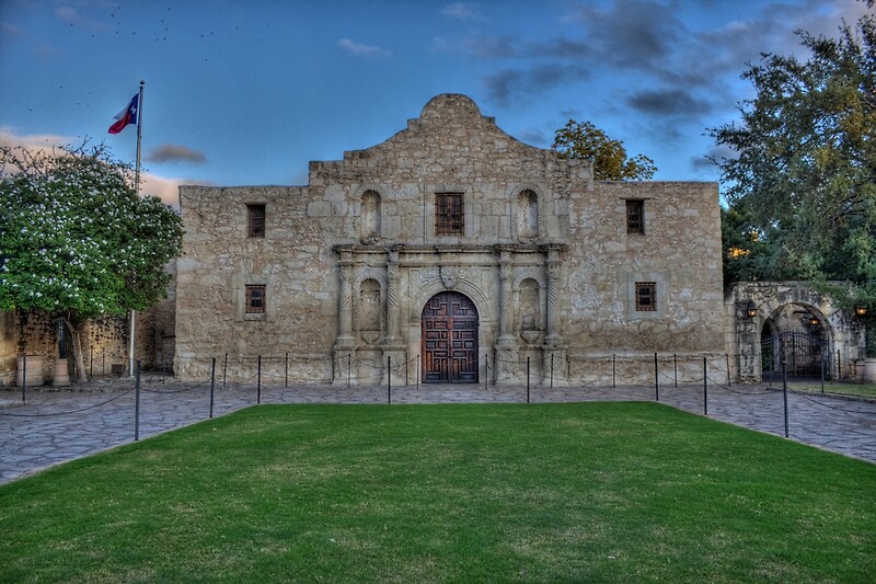 "Mission San Antonio de Valero (The Alamo)" by Terence Russell | Redbubble