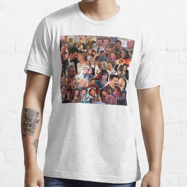 "Parks and Recreation Collage" T-shirt for Sale by cortezmadeco ...