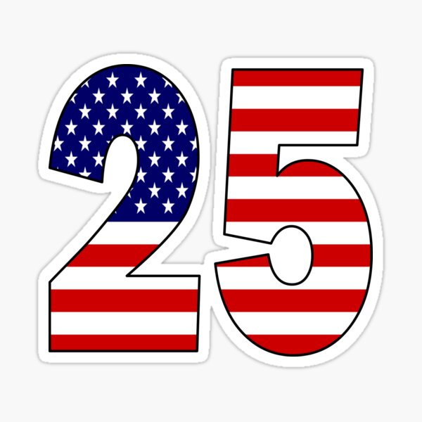 Number 25 Stickers | Redbubble