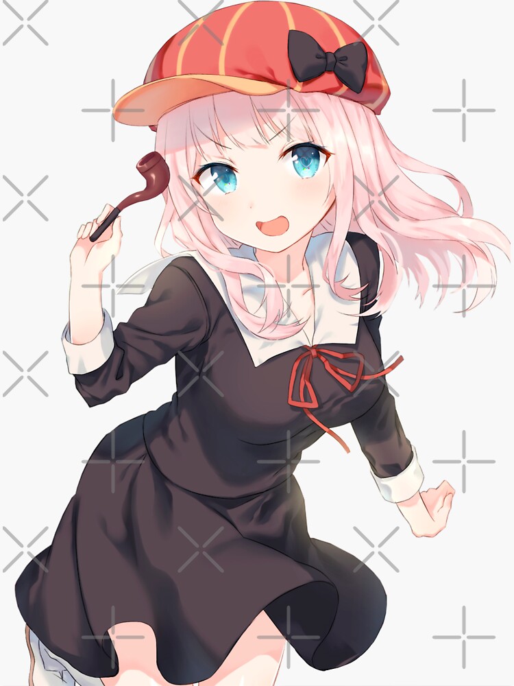 Pegatina « Chika Fujiwara. En su uniforme de detective de Amor.» de T ...