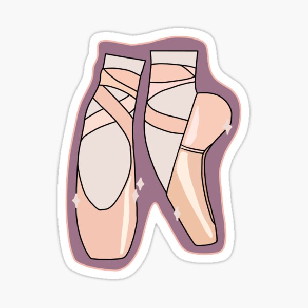 "Pointe shoes" Sticker for Sale by malhooperart | Redbubble